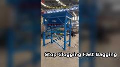 New type of packaging machine for sand, soil, or fertilizer.