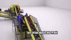 municipal waste organic fertilizer production line