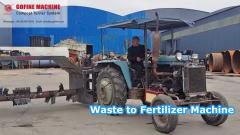 Low Energy Consumption Poultry Manure Organic Waste Fertilizer Composting System Equipment