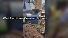 High Moisture Content Material Anti-Blocking Fertilizer Hammer Crusher