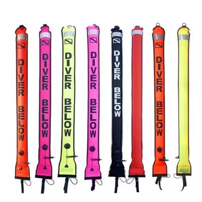 China Portable Diving Surface Marker Buoy High Visibility Dive Marker Buoy for sale