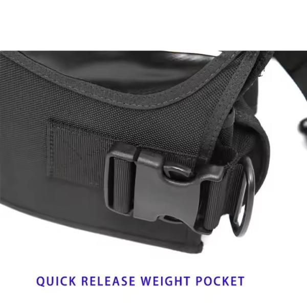 Quality Nylon Scuba Diving BCD Quick Release Travel BCD Scuba Wear Resistance for sale