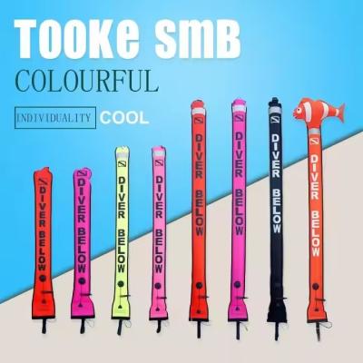 China Professional Surface Marker Buoy SMB for Technical Diving Underwater Signal Tube for sale