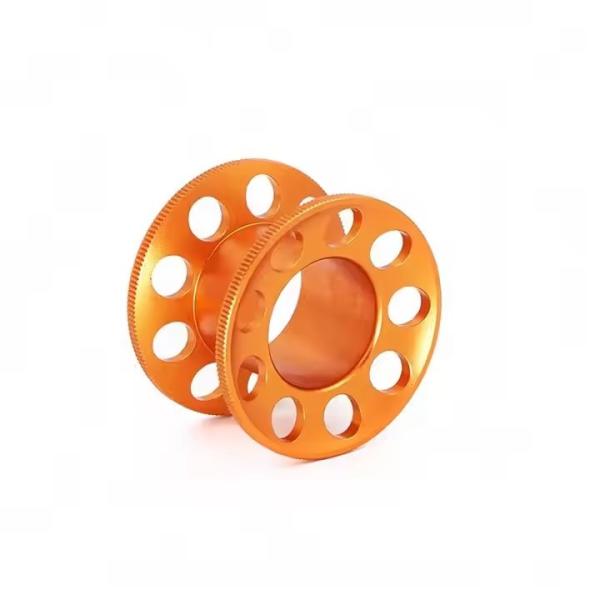 Quality Small Lightweight Dive Line Reel Aluminum Alloy Frame 15M For Snorkeling Diving for sale