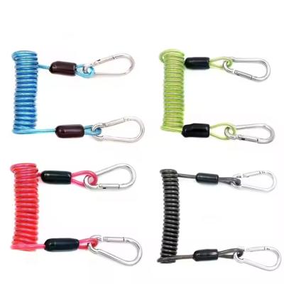China Underwater Flexible Diving Spring Coil Lanyard For Scuba Swimming for sale