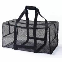 Quality Large Capacity Lightweight Mesh Diving Bag Beach Duffle For Scuba Snorkeling for sale