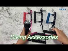 anti lost adjustable wrist rope scuba diving lanyard with quick release buckle