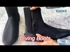 breathable safety 5mm dive boots neoprene dive boots with reinforced soles