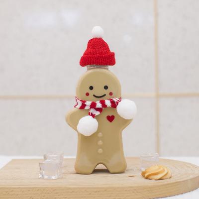 中国 漏れ防止の帽子、空のミルク ティーのびんが付いているクリスマスのプラスチック ジュースのびん 販売のため