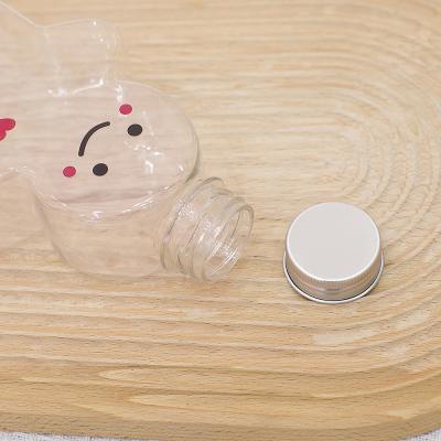 중국 크리스마스 누출 증거 모자, 빈 밀크티 병을 가진 플라스틱 주스 병 판매용