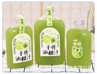 China Square Round Bubble Tea Jugs Eco Friendly Plastic Packaging Solution for sale
