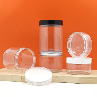 Custom Logo Plastic Jar Containers Aluminum Foil Sealing Various Capacities Pressure Sensitive Lid