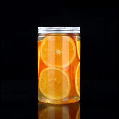 China Food Packaging Empty Cookies Storage Plastic Container Jar 100ml 200ml Clear Plastic Jar for sale