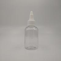 China Customized Clear Plastic Screw Top Bottles Liquid Storage Various Capacities for sale