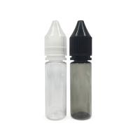 China Custom Printed Transparent E Liquid Bottles Childproof Neck Type Various Capacities for sale