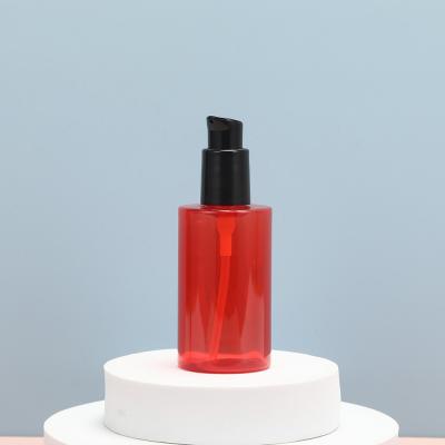 Китай Ультрафиолетовые электроплагированные бутылки с лосьоном PMMA настраиваемый воротник белый с прозрачной крышкой продается