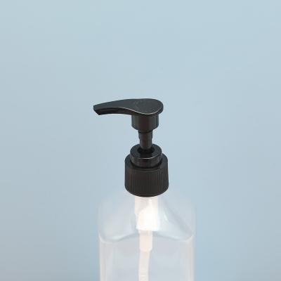 China Bottle Capacity 250ml Plastic Lotion Bottles Clear with Plastic UV Electroplated Cap Material for sale