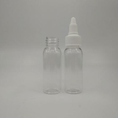 中国 パーソナライズされた透明プラスチックスクリュートップボトル 15ml-100ml容量 販売のため