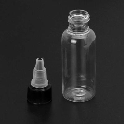 中国 パーソナライズされた透明プラスチックスクリュートップボトル 15ml-100ml容量 販売のため
