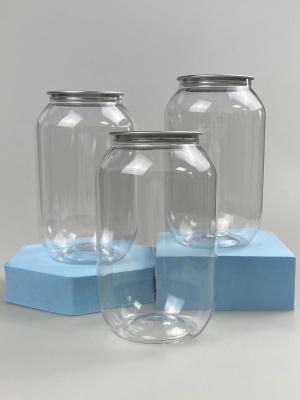 China Customized Smooth Plastic Cosmetic Jar with Transparent Finish for Personalized Logo and Design for sale