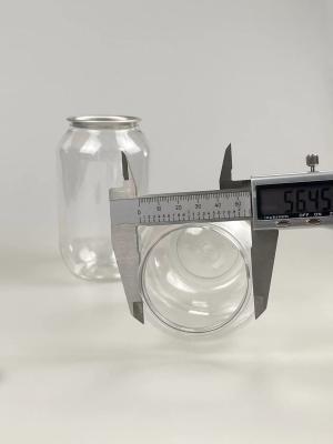 China Customized Transparent Cosmetic Jar With Smooth Surface Pressure Sensitive Gasket Seal Custom Logo for sale