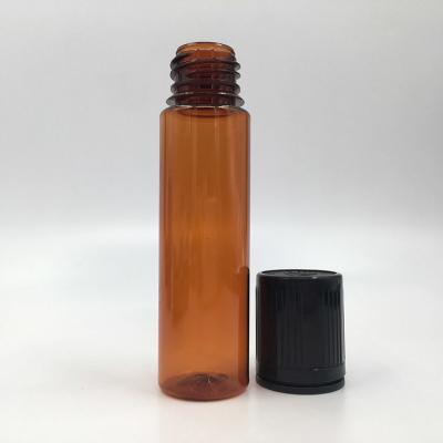 China Customized Transparent PET Screw Cap  E Liquid Bottle / Liquid Dropper Bottle In Various Capacities for sale