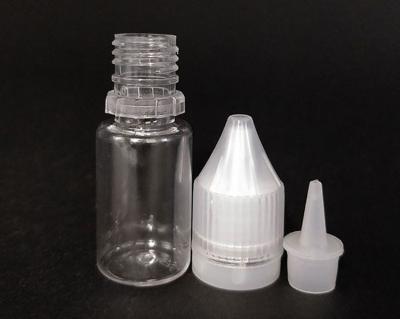 China Childproof Round E Liquid Bottles With Custom Printing Transparent Screw Cap Packaging In Various Capacities for sale