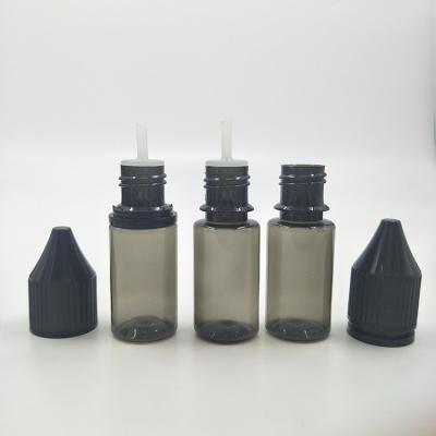 China Custom Printed PET Liquid Dropper Bottle With Screw Cap And Screen Printing Label Design for sale