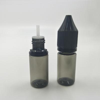 China Custom Printed PET Liquid Dropper Bottle With Screw Cap And Screen Printing Label Design for sale