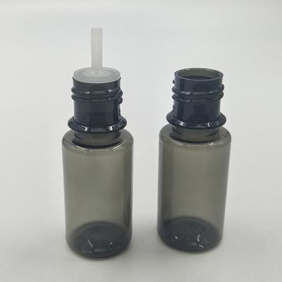 China Custom Printed PET Liquid Dropper Bottle With Screw Cap And Screen Printing Label Design for sale