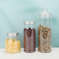 China 2oz Transparent Plastic Jars with Optional Lids for sale