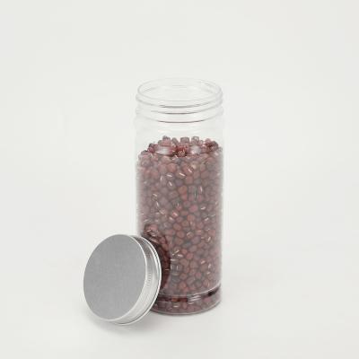 China Customizable Transparent Plastic Empty Food Jars 2oz-8oz With Lids for sale