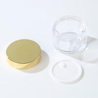 China Clear Plastic Cosmetic Jars With Customizable Capacity for sale