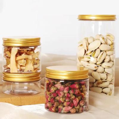 China 2oz 3oz 4oz 5oz 6oz 7oz 8oz Capacity plastic jars with aluminum lids for sale