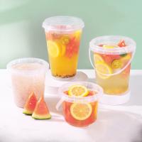 China Handle Milk Tea Bottles Perfect Beverage Packaging Solution with Handle for sale