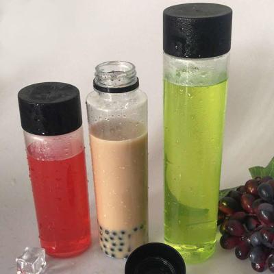 China Reusable 0.5KG Plastic Milk Tea Bottles With Lids for sale