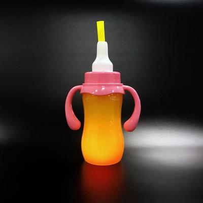 China Colorful Plastic Milk Tea Bottle With Leak Proof And Insulated Design for sale