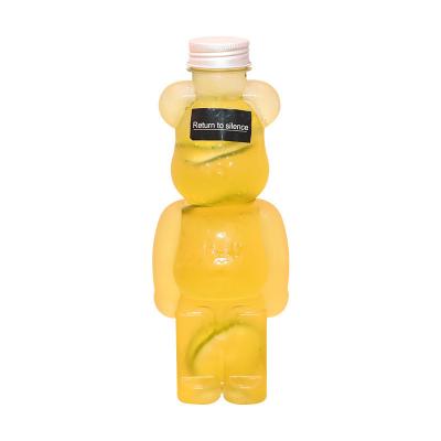 China Customizable Plastic Milk Tea Bottle Jugs With Screw On Lids And Handles for sale