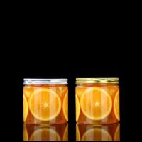 China Customizable Transparent PET Plastic Containers Jars with Lids for sale