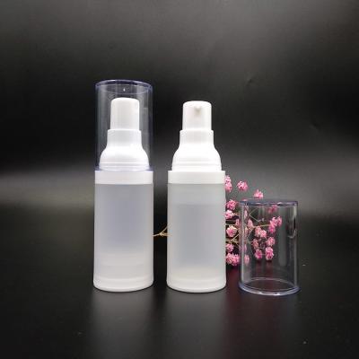 China 47mm Recyclable PET Pump Bottle With Cosmetic Lotion Liquid Dispenser Caliber 24mm for sale