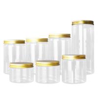 China Customizable Clear Plastic Jars with Lids for Storage and Display for sale