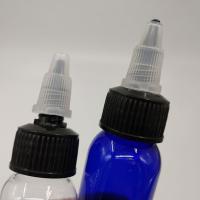 China 50ml Customized Clear Screw Top Plastic Bottles With Custom Printing for sale