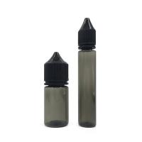 China Transparent PET Childproof Round E Liquid Bottle For Customization Printing for sale