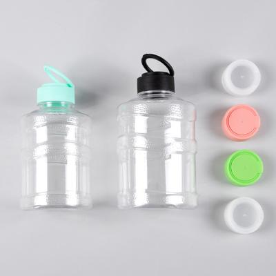 China Insulated Clear Square Round Milk Tea Juice Bottle With Lid And Handle for sale