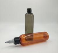 China 50ml Customized Label Panel Plastic Screw Top Bottles For Easy Labeling And Identification for sale