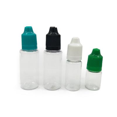 China Customized Plastic Dropper Bottles With Smooth Screw Caps For Liquid Packaging for sale