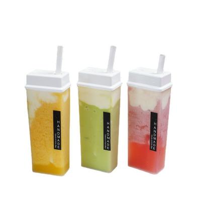Fancy Milk Tea Bottles Leak Proof Multi Capacity Screw On Lid