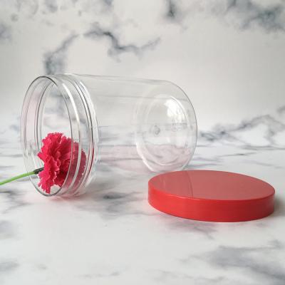 China Multi Sized Clear Cosmetic Plastic Jar For Face Cream for sale