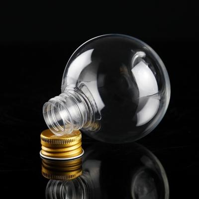 China Crystal Clear Plastic Bottles With Modern Square Round Design for sale