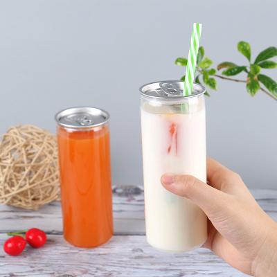 China Customizable Clear Plastic Insulation Milk Tea Bottles With Screw On Lid for sale